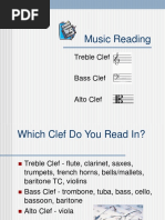 Bass Clef Staff and Notes | PDF