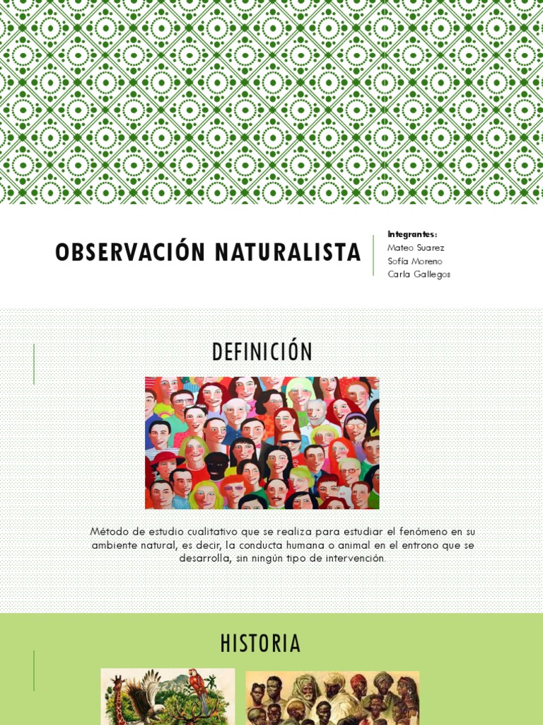 Observación Naturalista | PDF | Etología | Observación