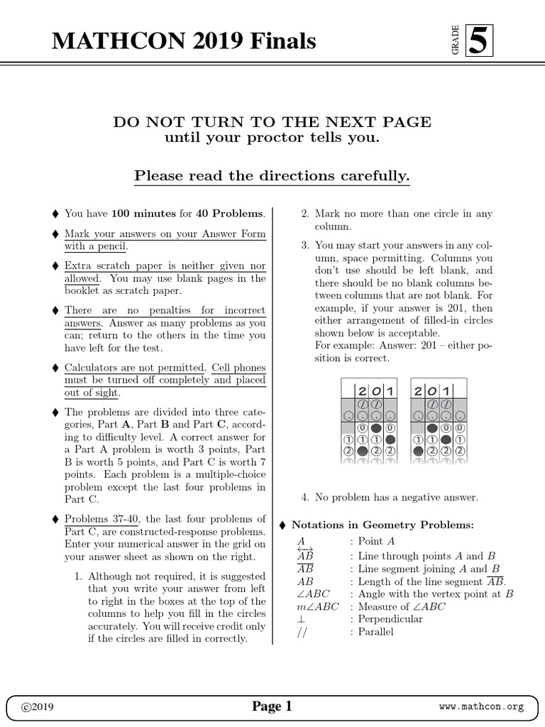MathCON PDF | PDF | Geometry | Teaching Mathematics