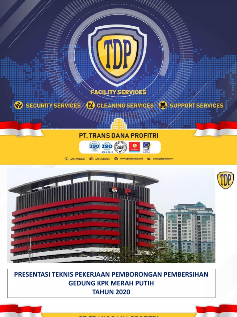 Presentasi GEDUNG KPK MERAH PUTIH | PDF | Bisnis | Teknologi & Rekayasa