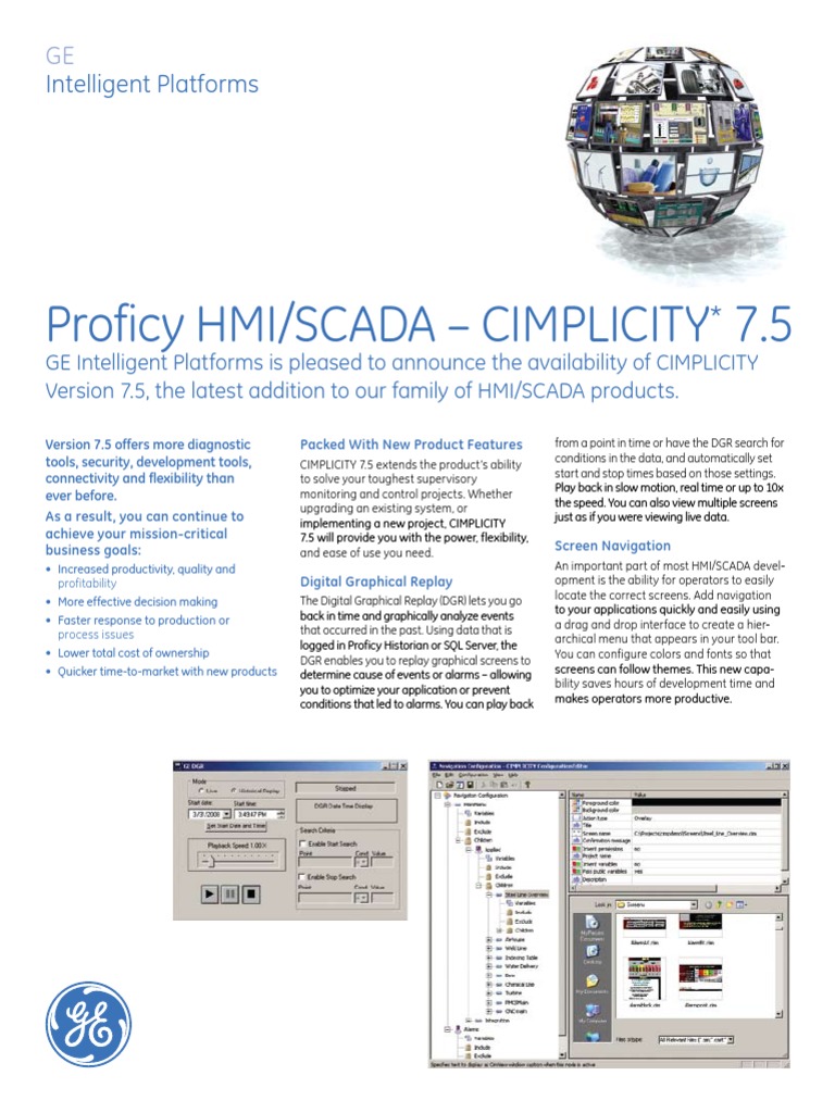 Proficy Cimplicity 7.5 Ds Gfa1078a PDF | PDF | Scada | User Interface