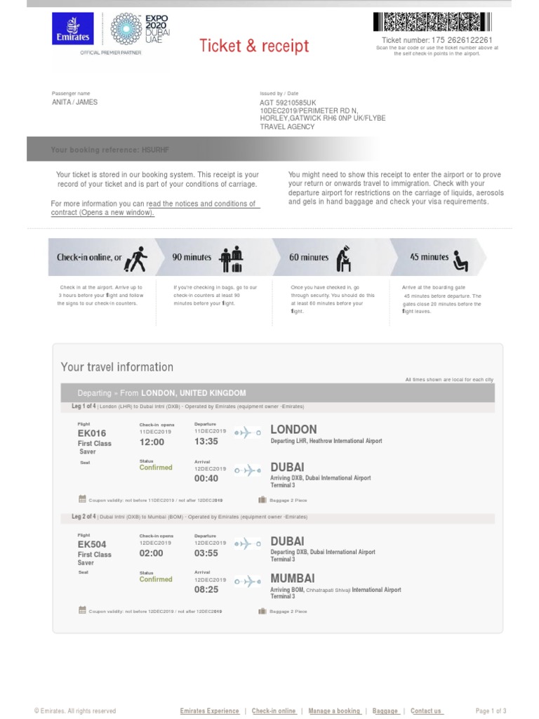 E Ticket | PDF | Airport | Aviation