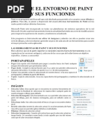 Partes de la Ventana de Paint para Niños | PDF | Juegos y actividades