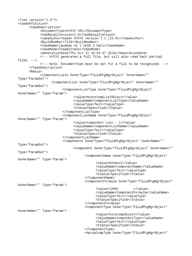 Soal Hysys | PDF | Boolean Data Type | Computer Data