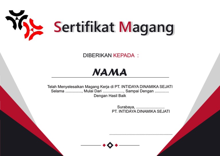 Sertifikat Magang IDS PDF | PDF