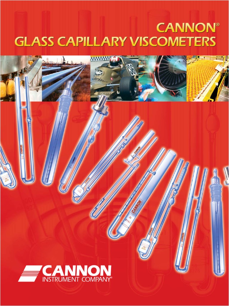 CANNON Manual Viscosity Testing Brochure PDF | PDF | Viscosity | Liquids