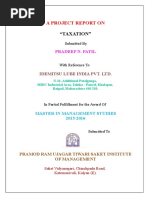 Final Project Report On Tax Planning PDF | PDF | Income Tax In India ...