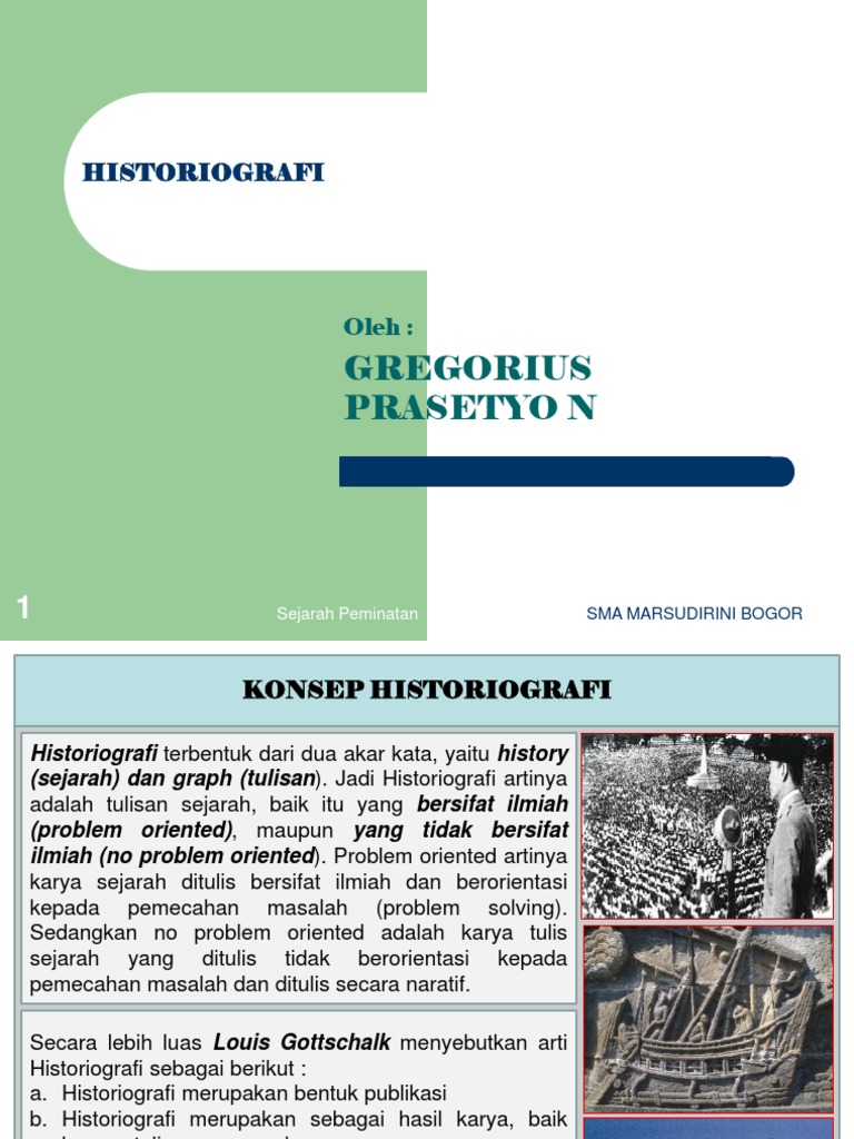 Perkembangan Historiografi di Indonesia | PDF | Ilmu Sosial | Sejarah