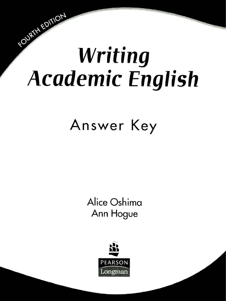 Oshima Alice, Hogue Ann. - Writing Academic English Answer Key.pdf