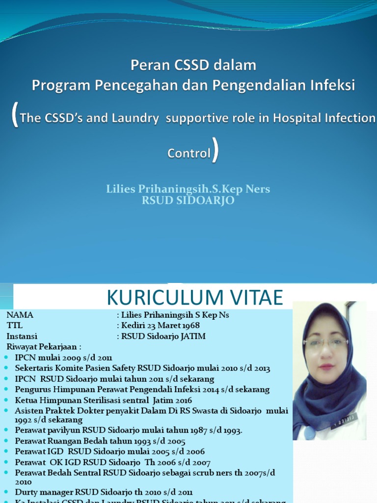 CSSD Dalam Ppi Lilies | PDF