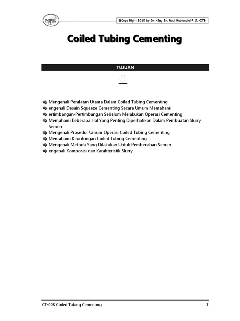 Coiled Tubing Cementing | PDF