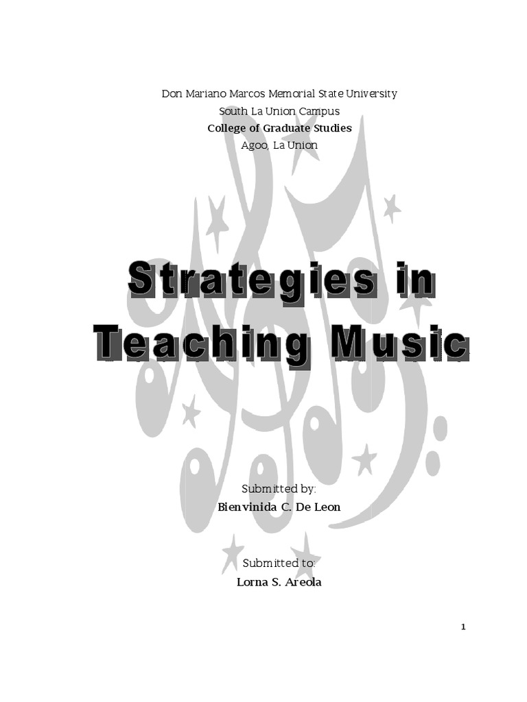 Music Strategies | PDF | Music Theory | Entertainment