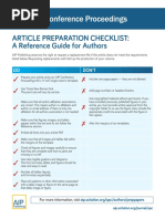AIPCP Article Template | PDF | Microsoft Word | Times New Roman