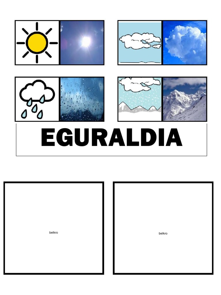 Eguraldia Pikto Berdina Jarri | PDF