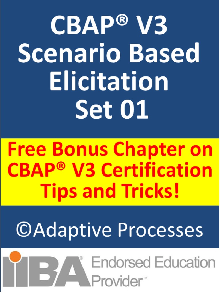 Sample CBAP Elicitation Scenario Based Questions Set 01 | PDF ...