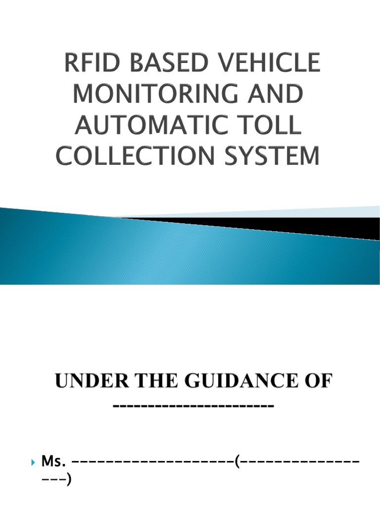 RFID Vehicle Tracking System Overview | PDF | Mobile Phones | Computer ...