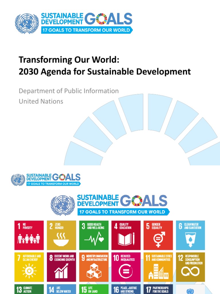 Sdgs Presentation | PDF | Sustainability | Public Sphere