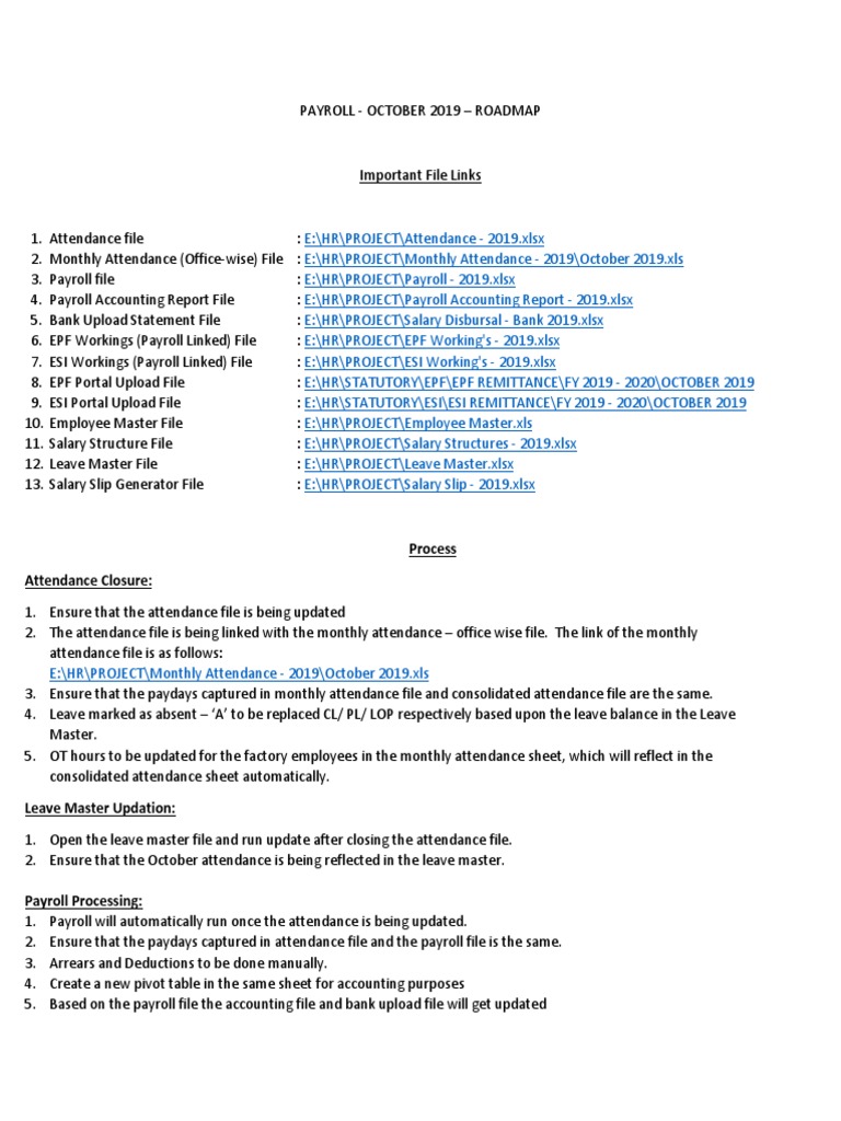 Payroll Roadmap | PDF | Payroll | Computer File