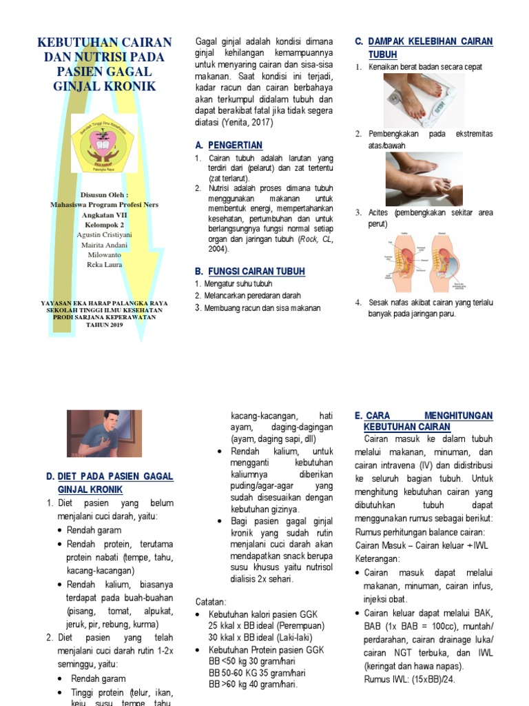 Leaflet Cairan Dan Nutrisi | PDF