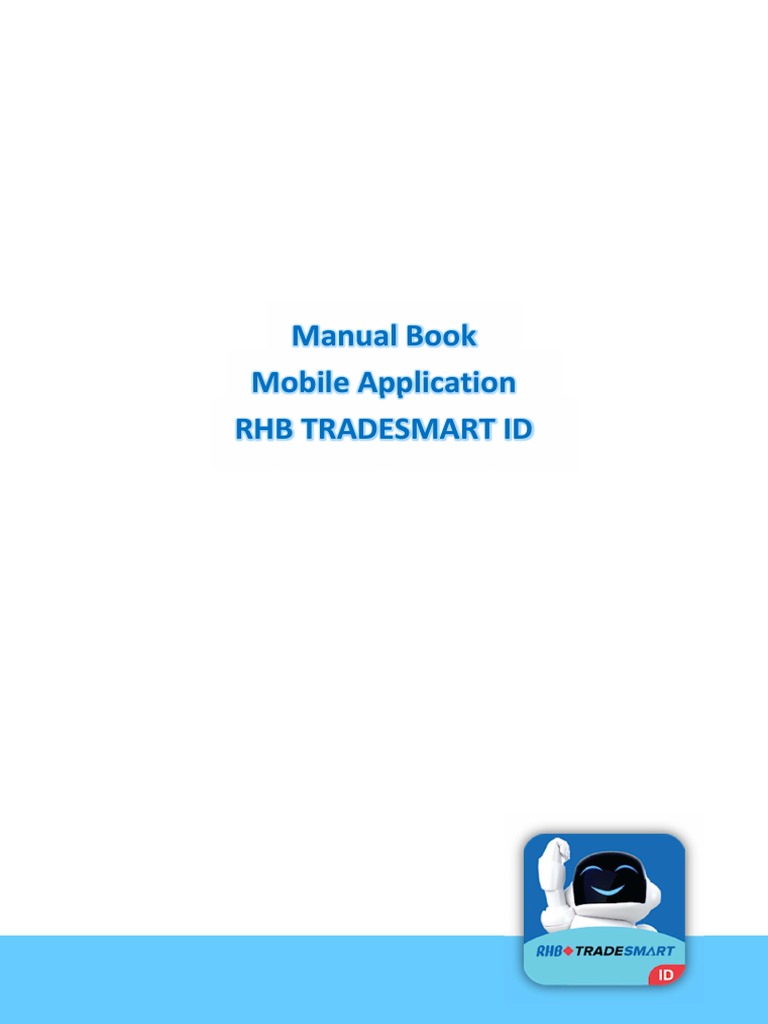 Manual Book RHB TradeSmart ID Mobile Apps | PDF