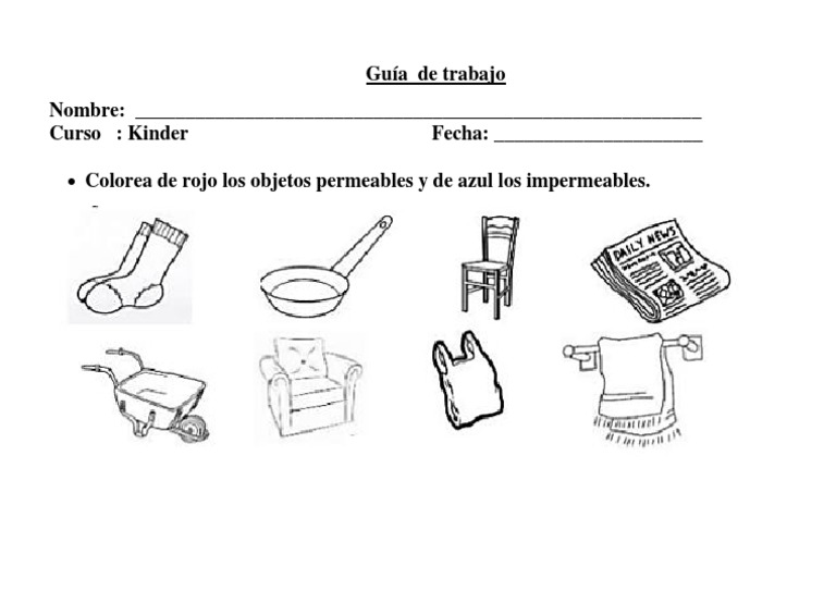 Guía Materia Impermeable y Permeable | PDF | Negocios | Arte