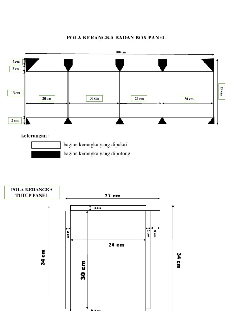 Pola Kerangka Badan Box Panel | PDF