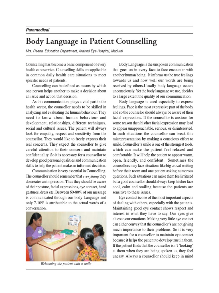 Body Language | PDF | Body Language | Communication