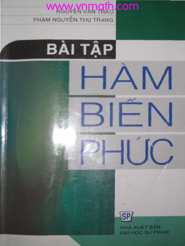 Bai Tap Ham Bien Phuc - Nguyen Van Trao (DHSP) PDF | PDF | Nature