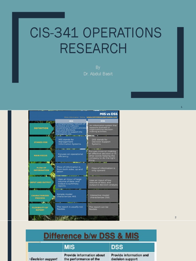 CH 3 OPERATIONS Research LP | PDF | Linear Programming | Mathematical ...