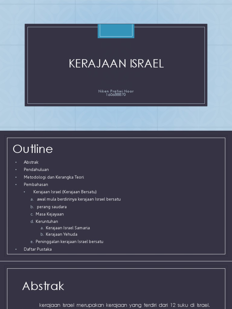 Sejarah Kerajaan Israel | PDF | Sejarah