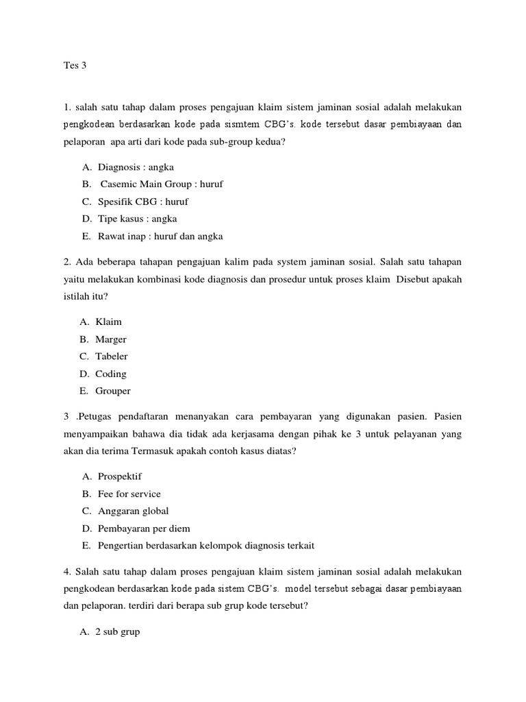 Latihan Soal Ujikom Rmik | PDF