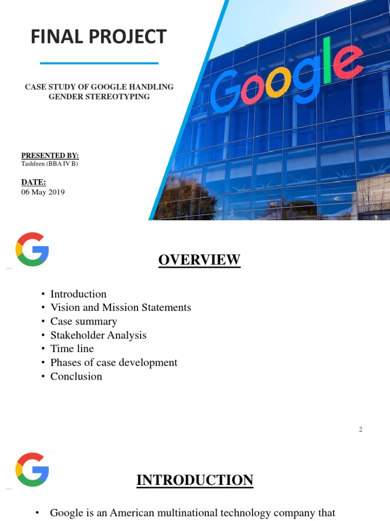 Google Case Study | PDF | Public Sphere | Business