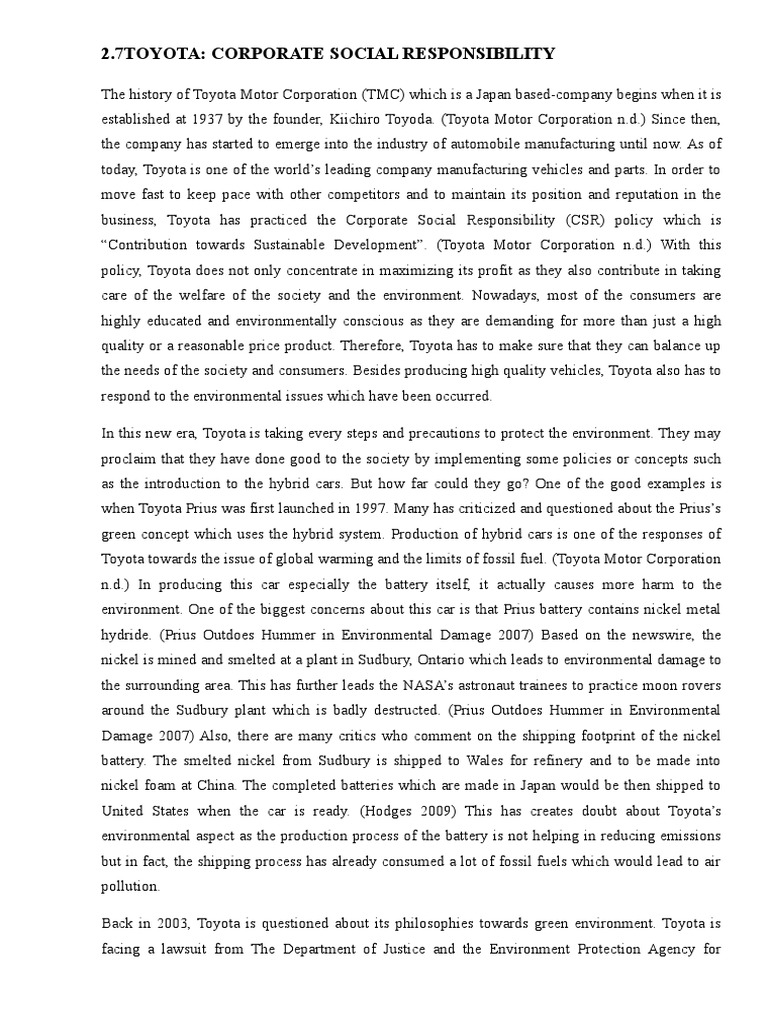 Toyota Swot | PDF | Toyota | Swot Analysis