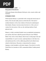 W.B Yeats PPT (Improved) | PDF | W. B. Yeats