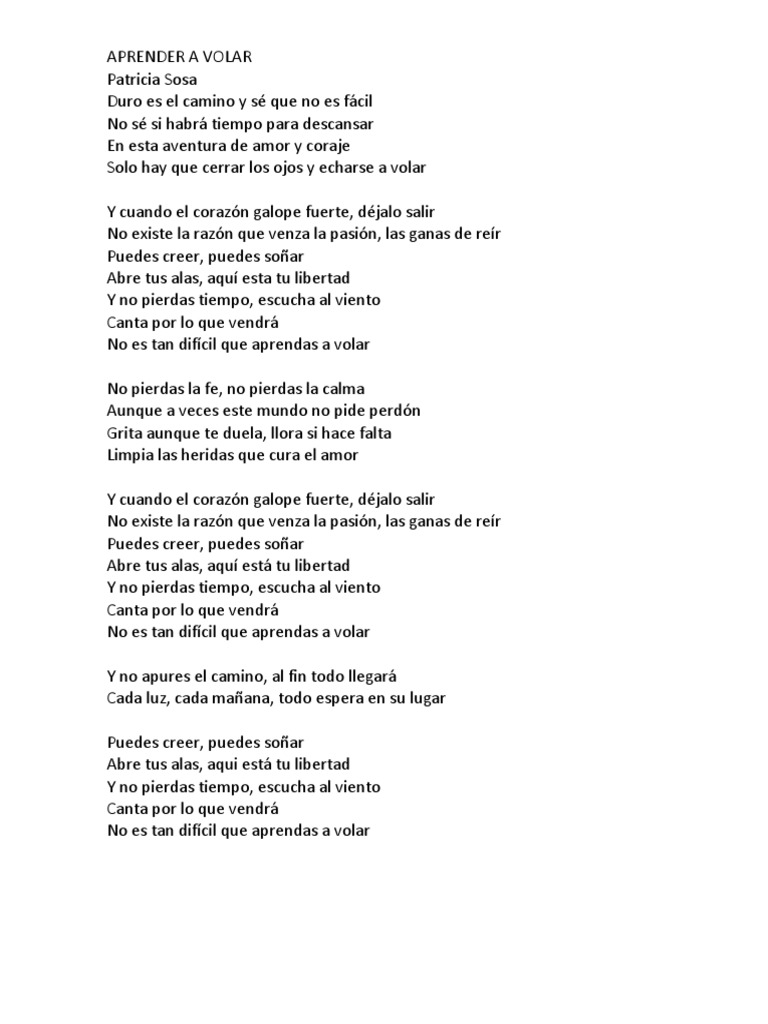 Aprender A Volar | PDF