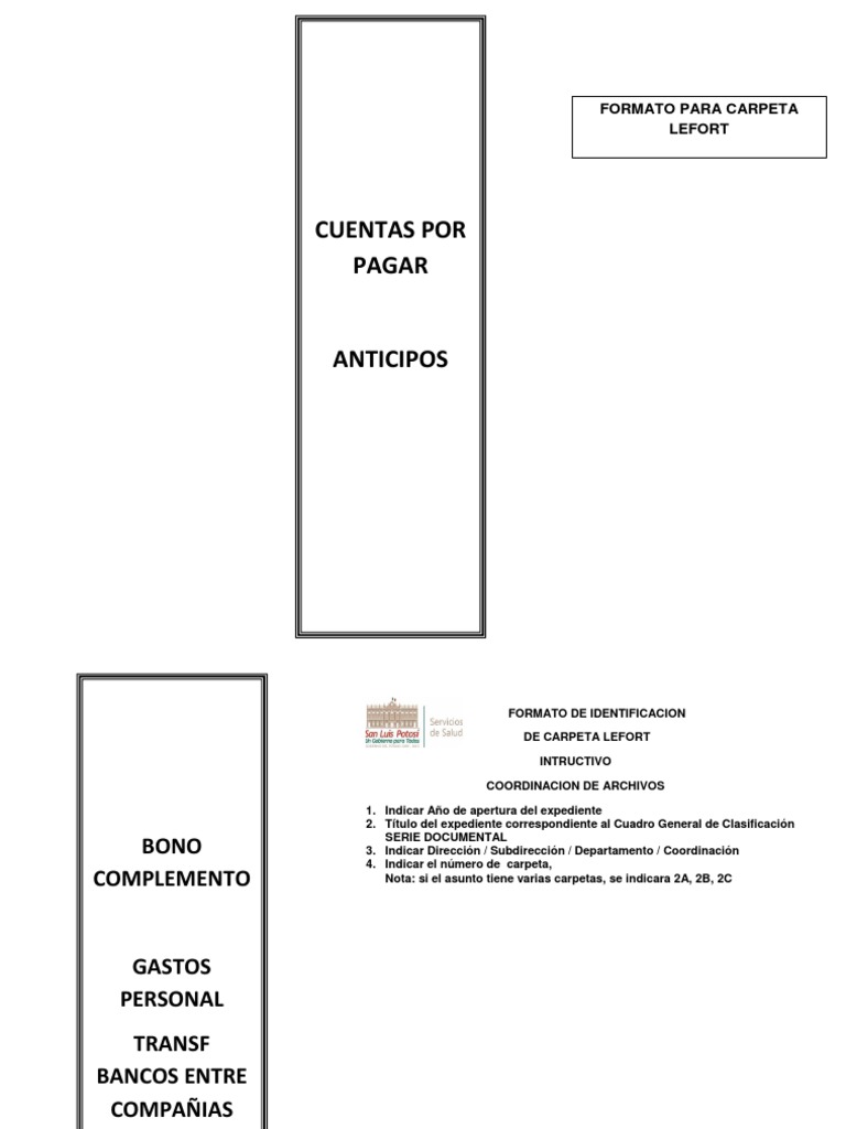 Rotulos Carpetas Lomo Ancho 1 | PDF