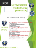 Empowerment Technology Lesson Plan | PDF | Educational Technology ...