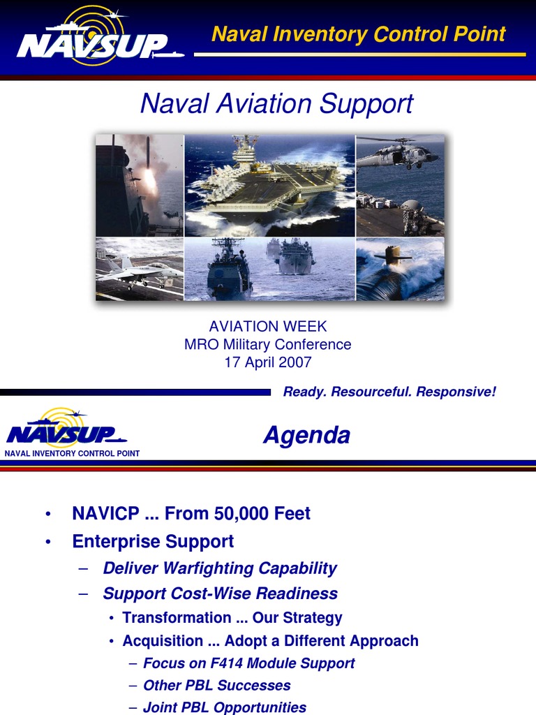 Naval Aviation Support: Naval Inventory Control Point | PDF | Inventory ...
