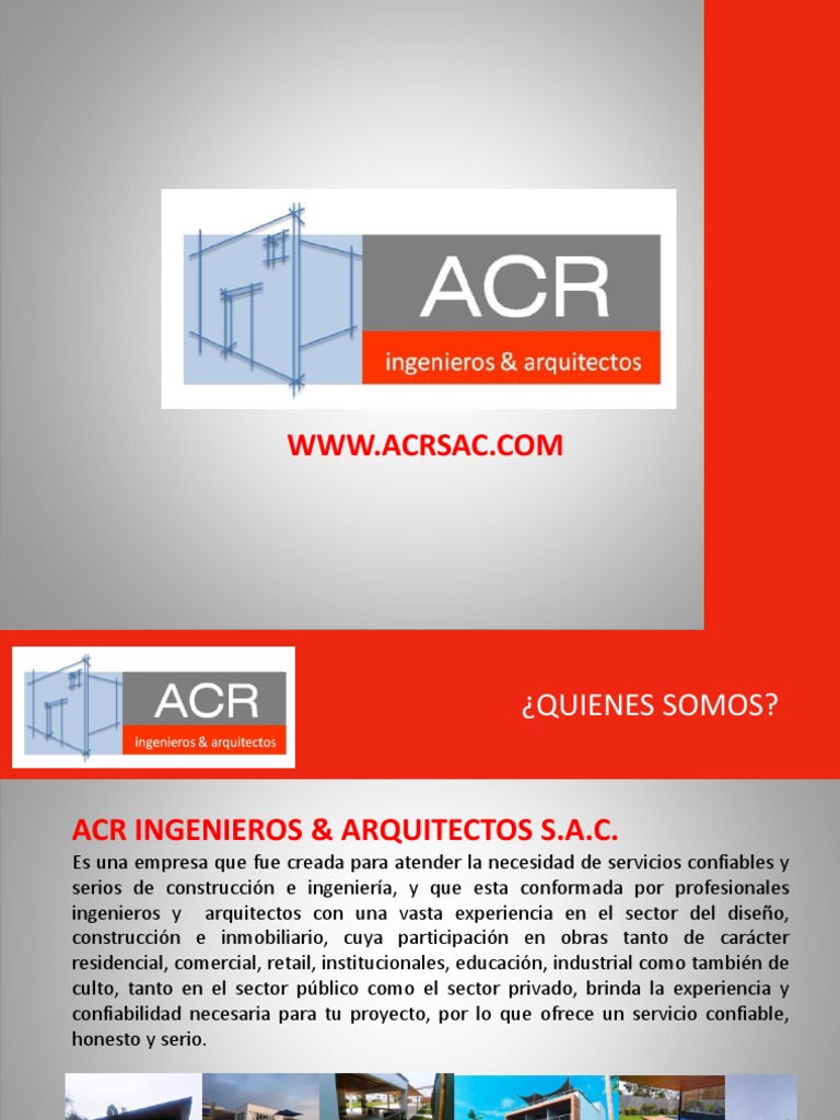 Brochure Acr 2019 | PDF | Arquitecto | Science