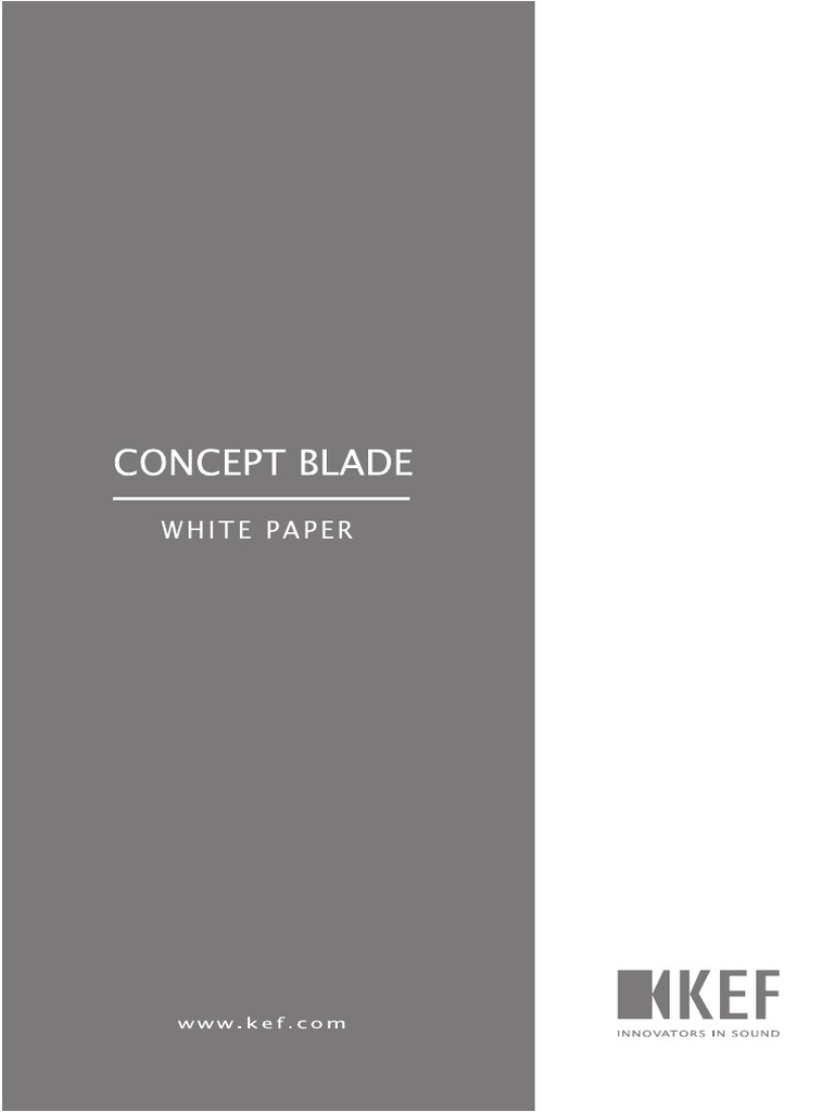 White Paper KEF | PDF | Loudspeaker | Resonance