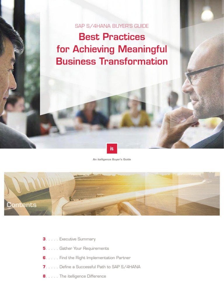 SAP S4HANA Implementation Best Practices Buyers Guide Final | PDF | Sap ...