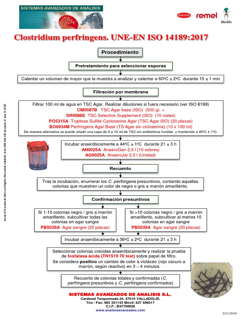 Aguas - C Perfringens ISO 14189-2017 | PDF | Naturaleza | Bienestar