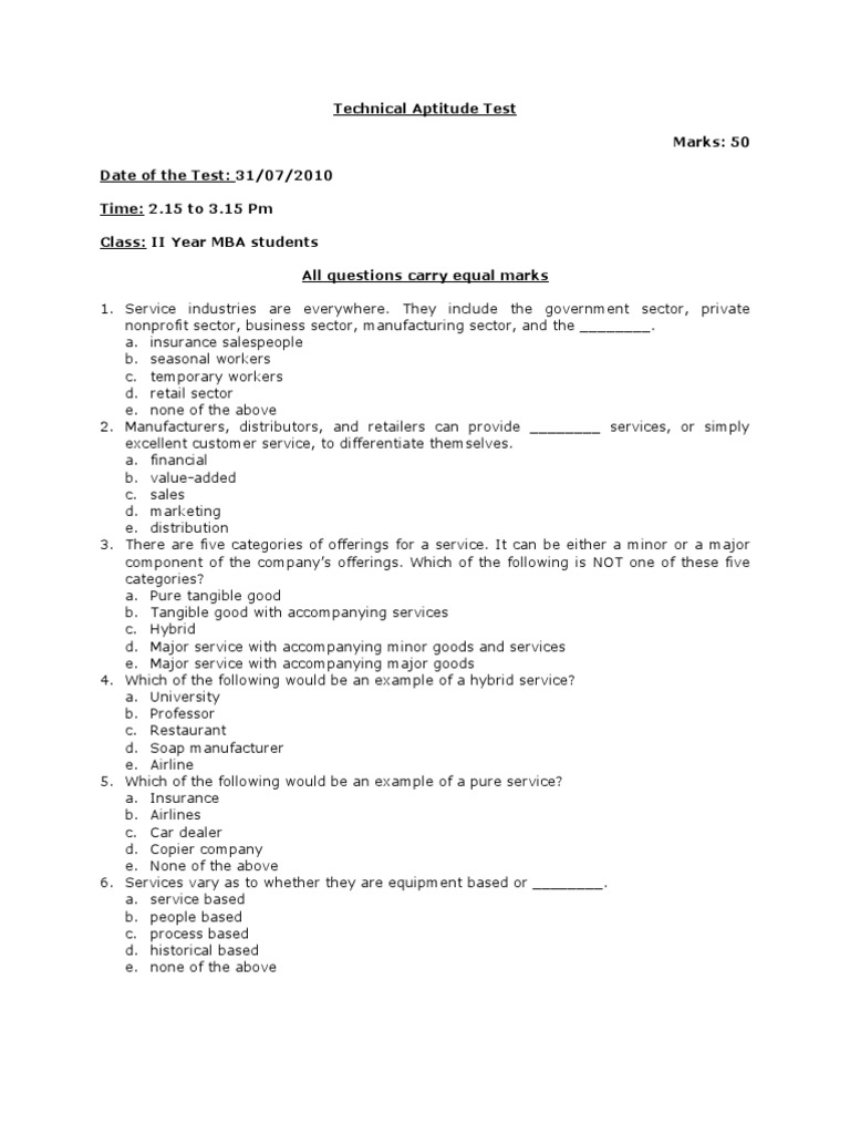 Technical Aptitude Test 1 | PDF | Retained Earnings | Debits And Credits