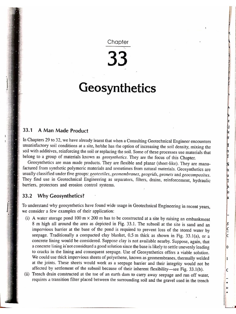 Geosynthesis | PDF