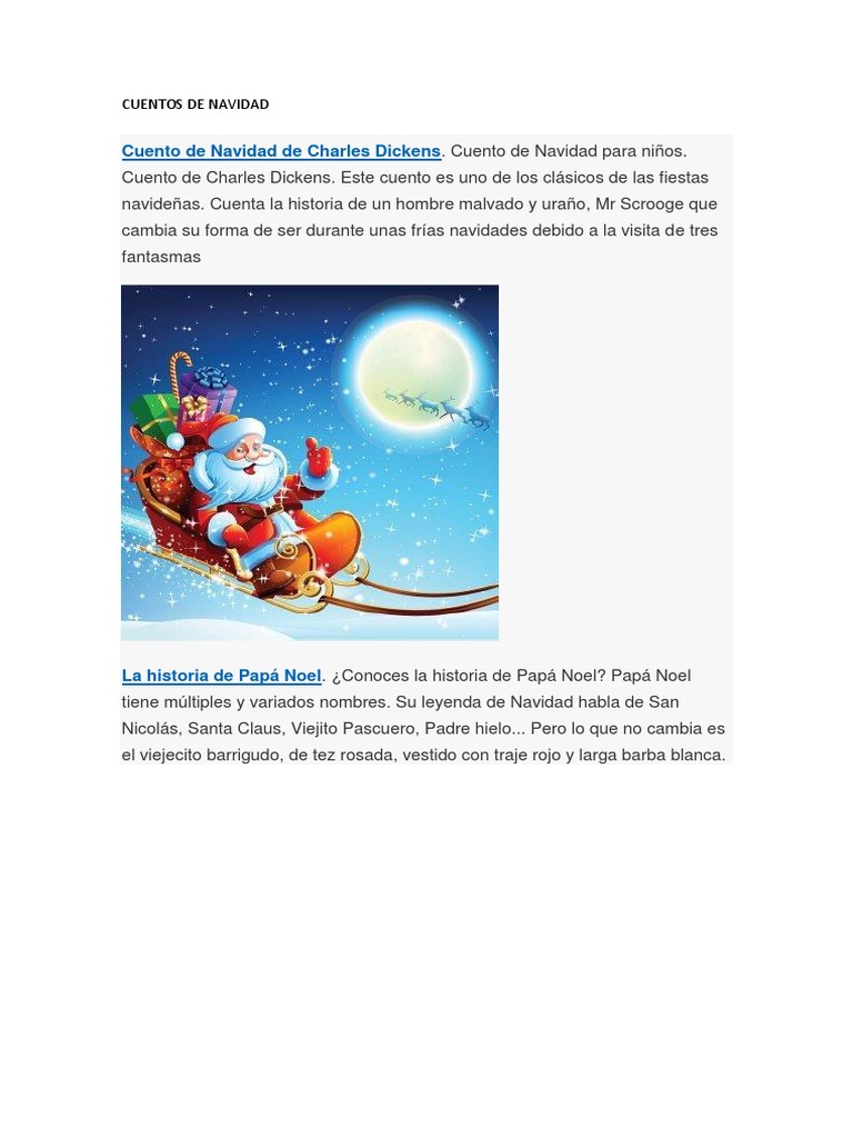 Cuentos de Navidad | PDF