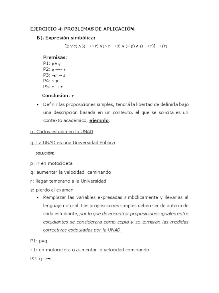 EJERCICIO 4 UNIDAD 2 - Alison - Serna | PDF | Proposición | Sintaxis ...