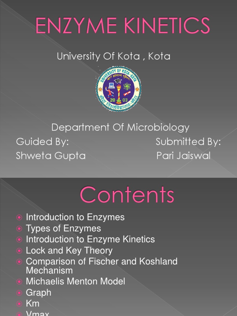 Enzyme Kinetics | PDF | Enzyme Kinetics | Enzyme