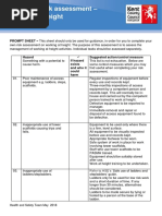 Hot Work Risk Assessment and Permit | PDF | Fires | Risk Assessment