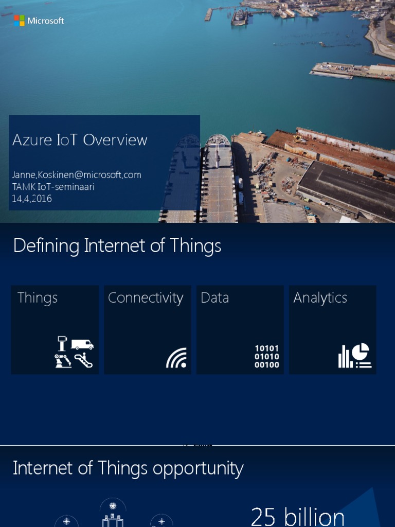 Microsoft Azure IoT | PDF | Microsoft Azure | Internet Of Things