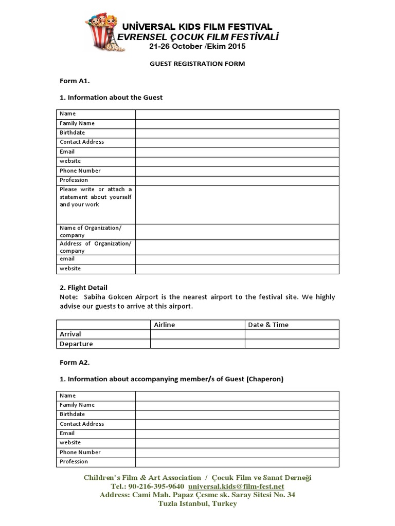 2-Guest Registration Form | PDF